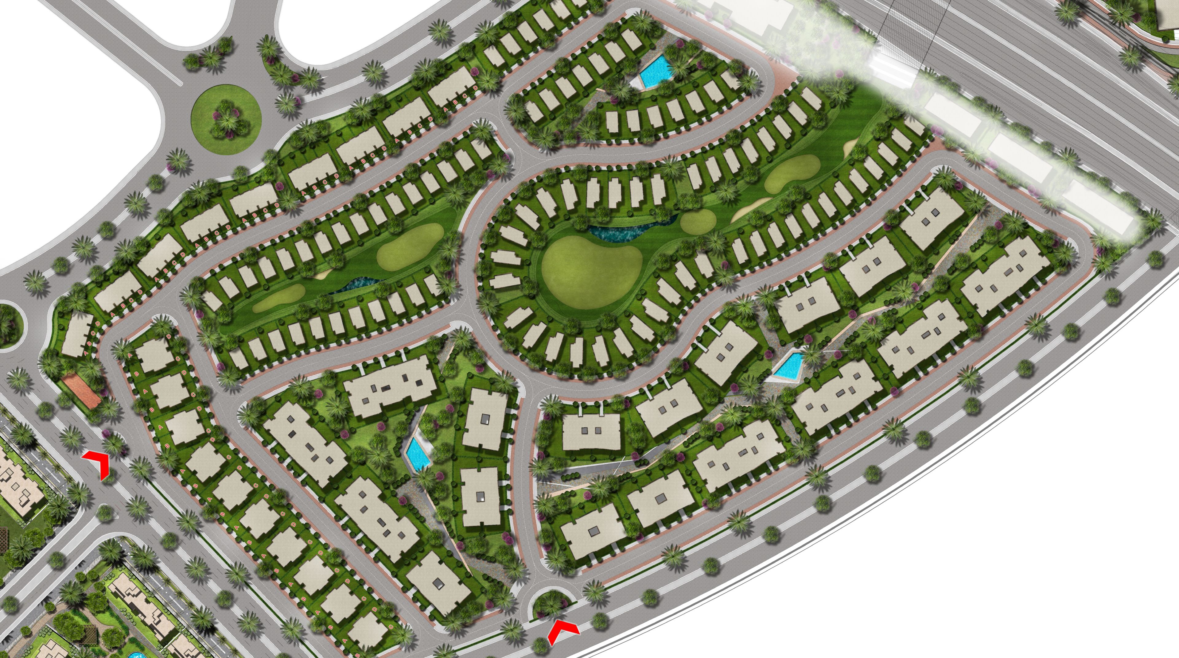 Origami Golf Compound | Apartments New Cairo